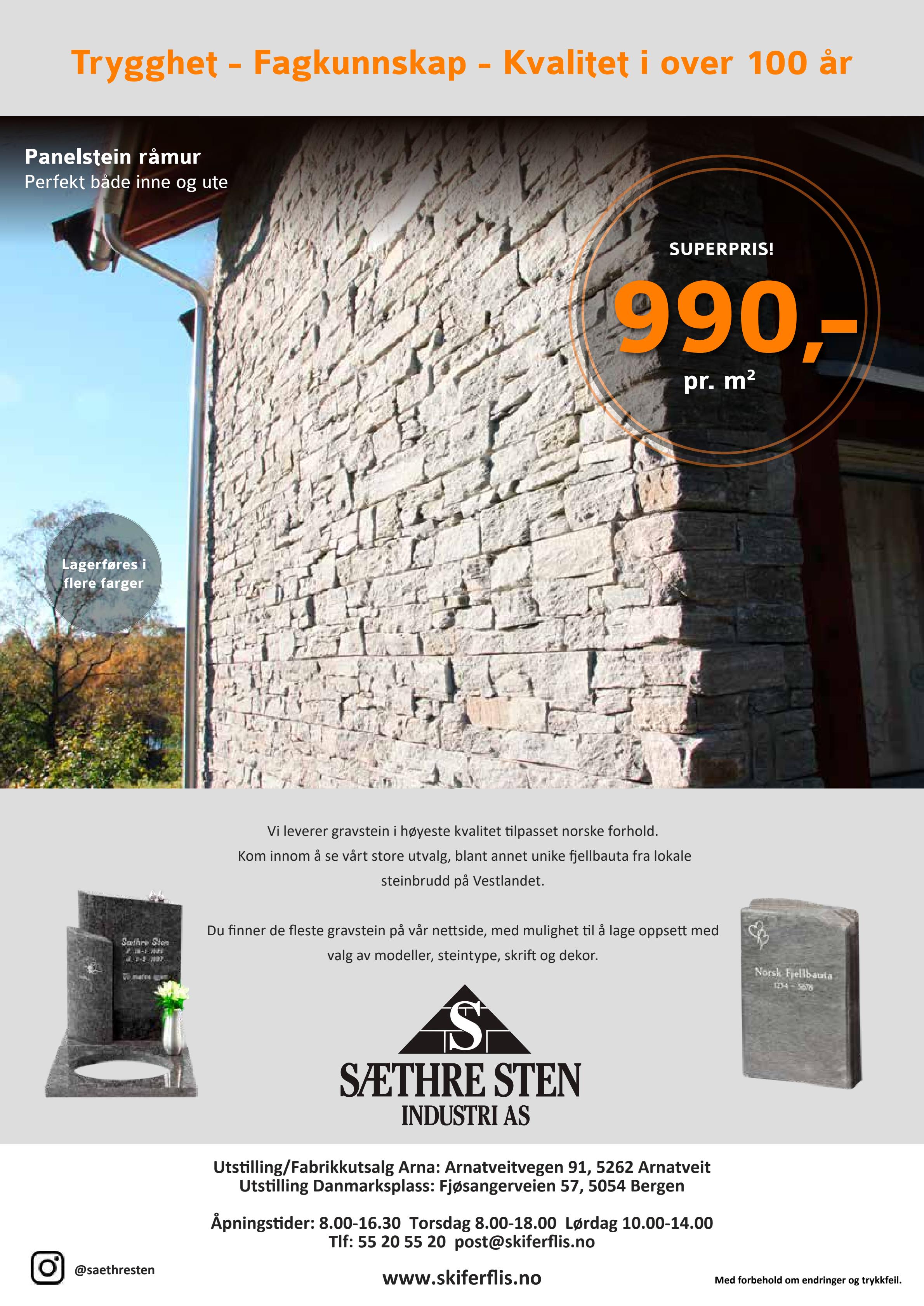 Kampanjer - Sæthre Sten